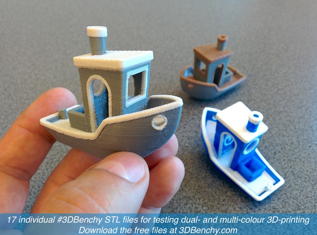 STL files for dual- and multi-colour 3D-printing available soon – #3DBenchy STL files for dual- and multi-colour 3D-printing available soon – #3DBenchy